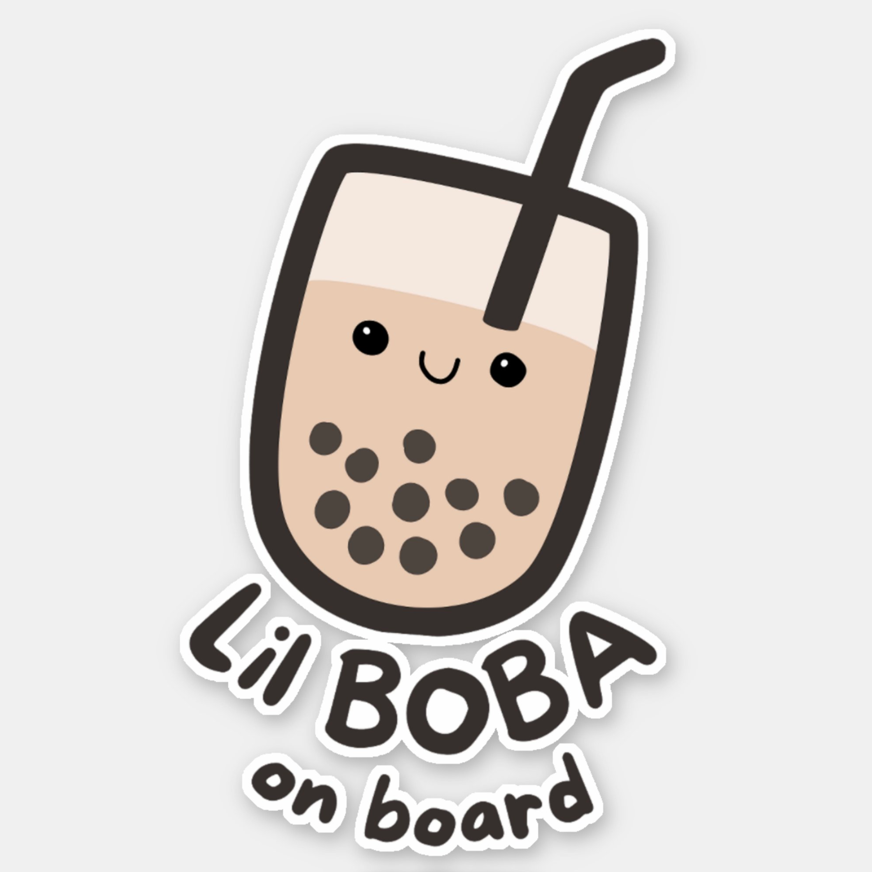 Lil Boba (Baby on board) Car window decal – Lychee Press